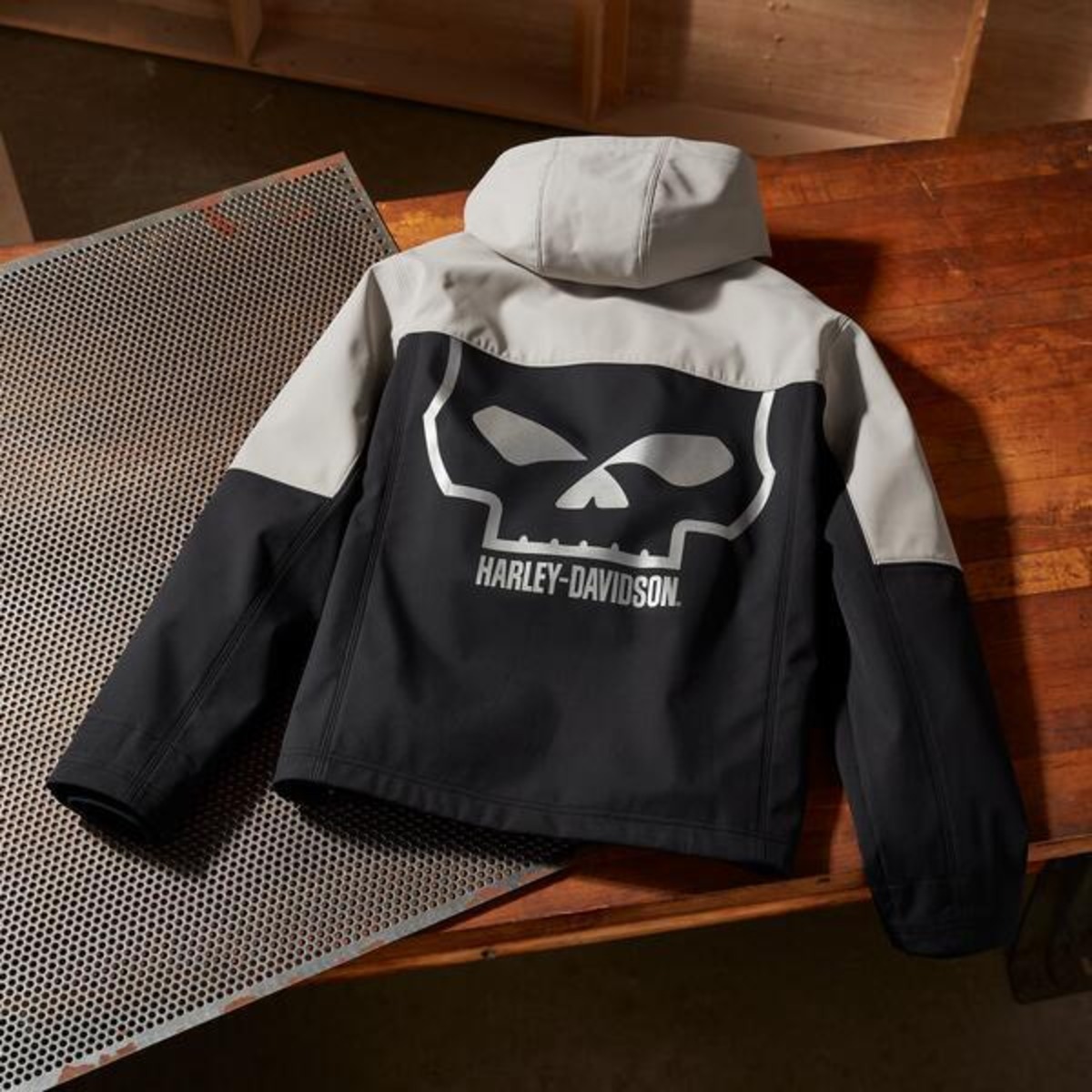 復刻版 Willie G スカル 防風&撥水 ソフトシェルジャケット 99058-25VM | rivershop