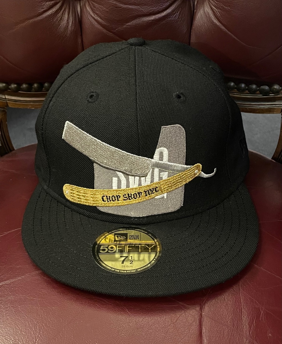 激レア NEW ERA × SWAGGER x Frank's Chop Shop 限定コラボモデルベースボールキャップ ブラック 7-1/2 ...