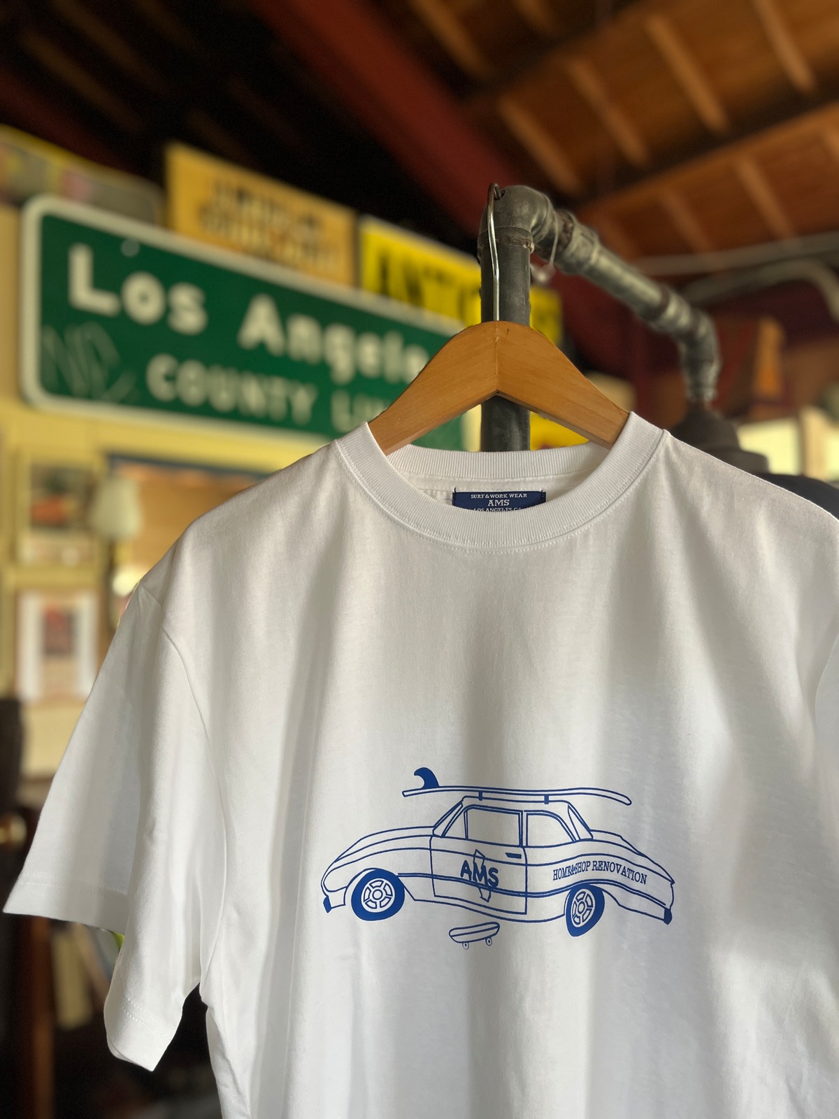 AMS FALCON & LOG TEE | amswear