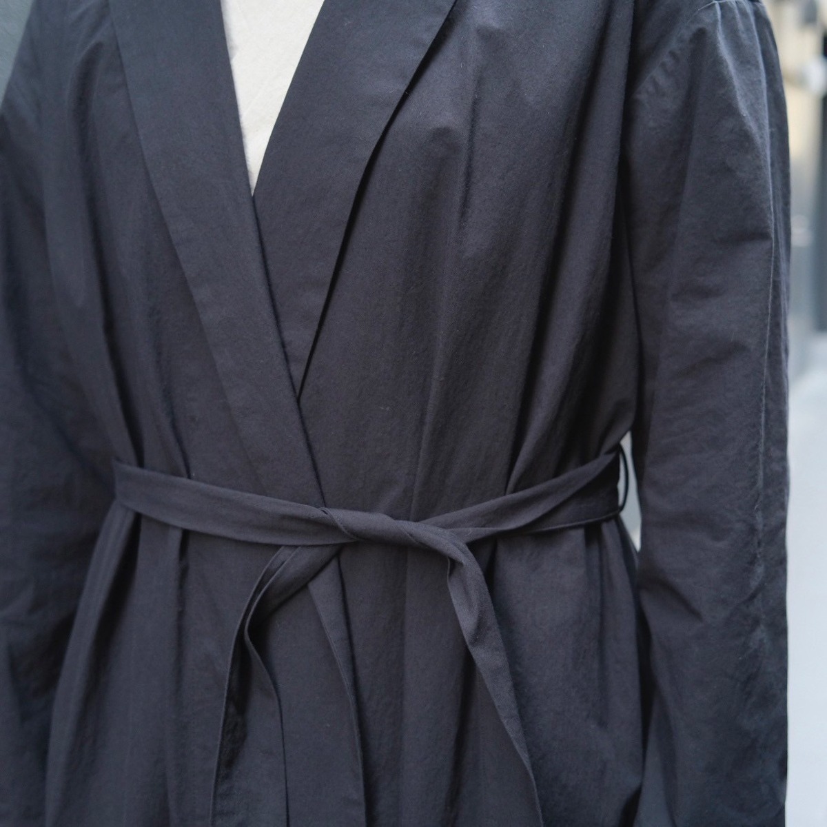 再入荷 WONDER FULL LIFE(ワンダフルライフ) ATELIER COAT BLACK | Debby