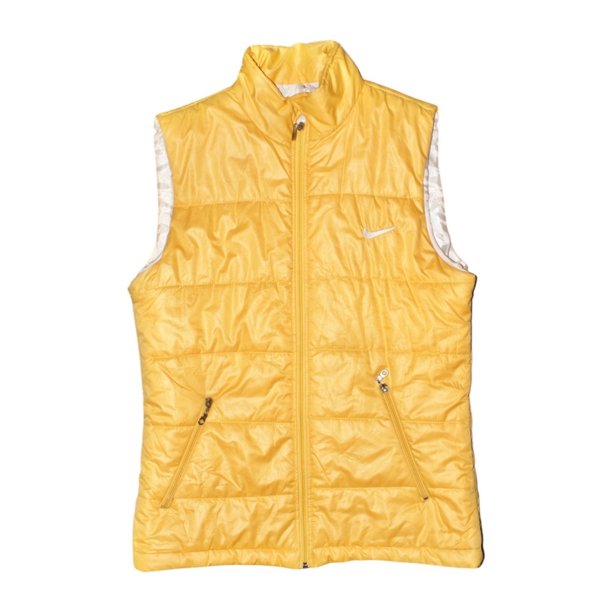 90-00s NIKE yellow down vest | POTCH