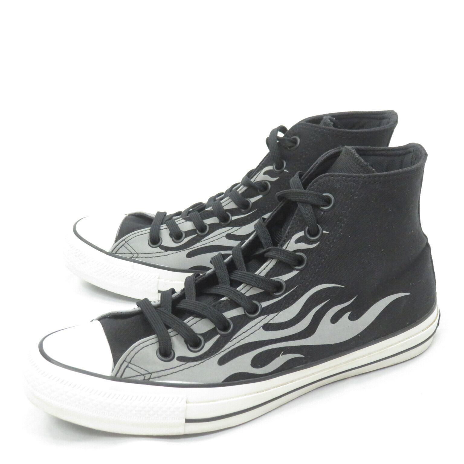 CONVERSE ALL STAR 100 REFLECTIVE IGNT HI ファイヤーパターン スニーカー size26.5/コンバース ...