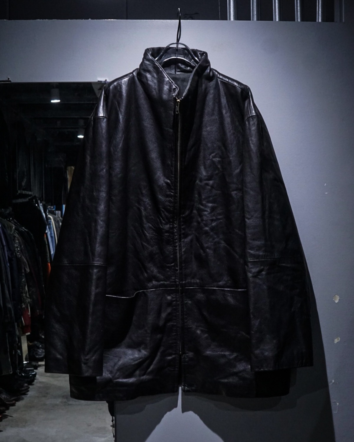 【add (C) vintage】"ADOLFO DOMINGUEZ" Minimal Design Loose Zip Up Hight ...