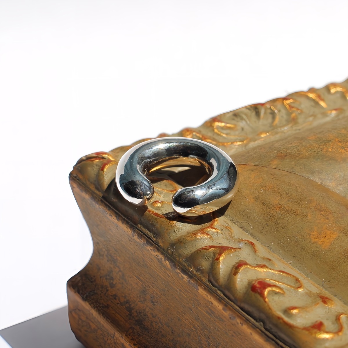 Round ear cuff (m) /SV925 | raza