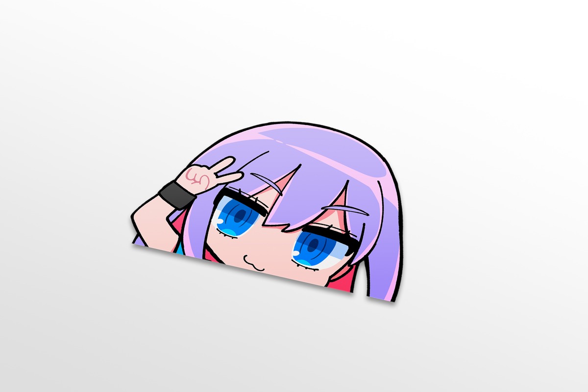 KF Peeking sticker KFchan ver.31 | KAWAII FITMENT.