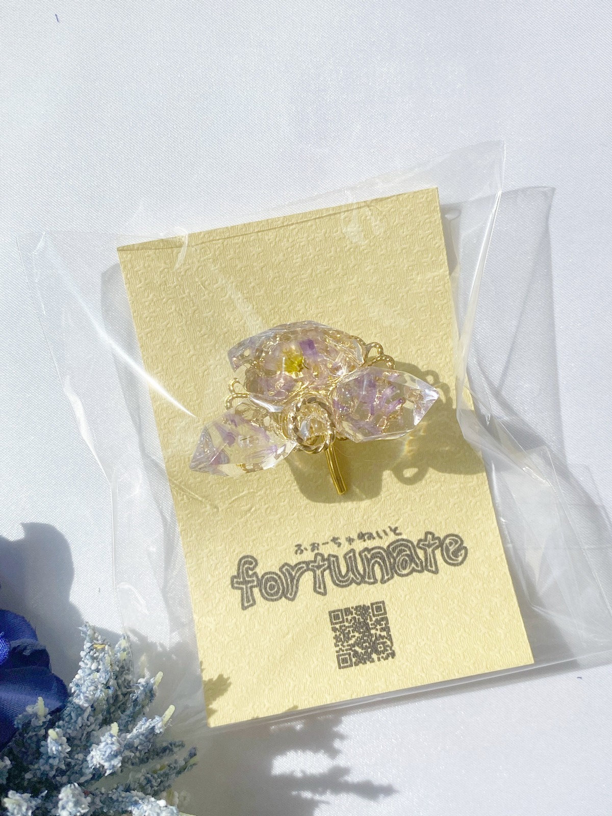 fortunate 4-2 鉱石風ポニーフック | ハンドメイドショップ KOTONOHA