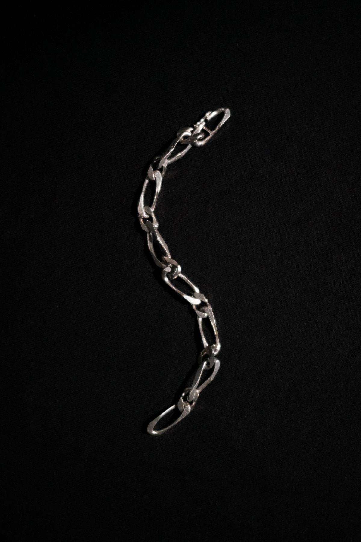 50~60's "FRENCH VINTAGE" Distorted Chain Bracelet (Silver 925) | ESSENCE