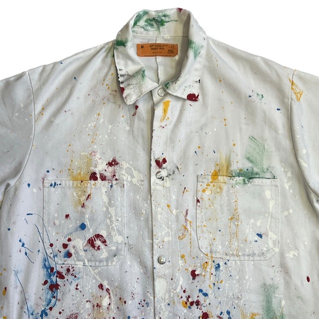 White work coat painted made in USA② | PITTZZ