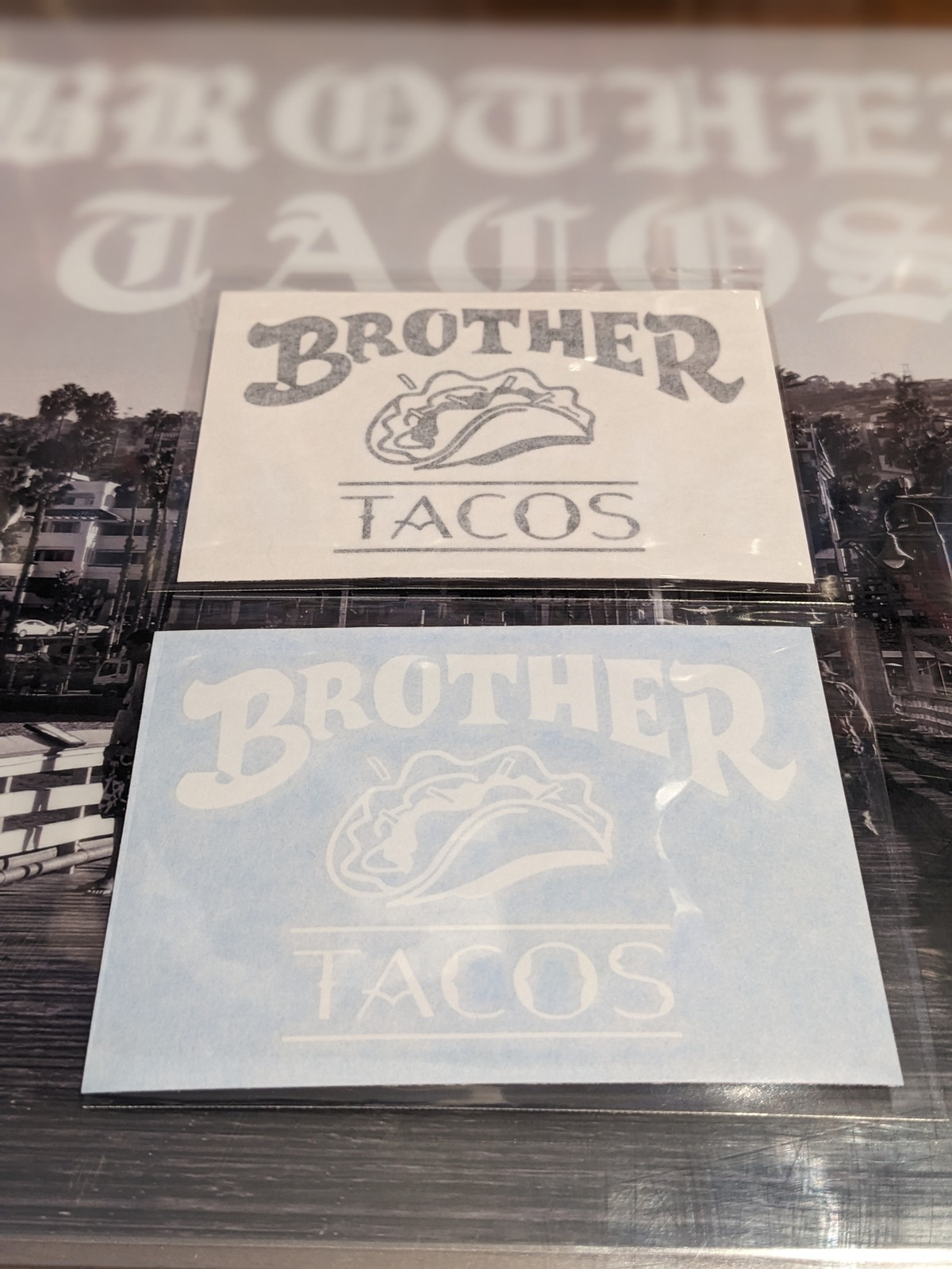 LOGO CUTTING STICKER | BROTHER TACOS
