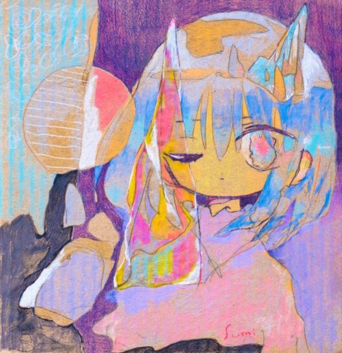 oyasumi 原画作品 『Crystal senses the winter wind』 | Shirokane 6c SHOP