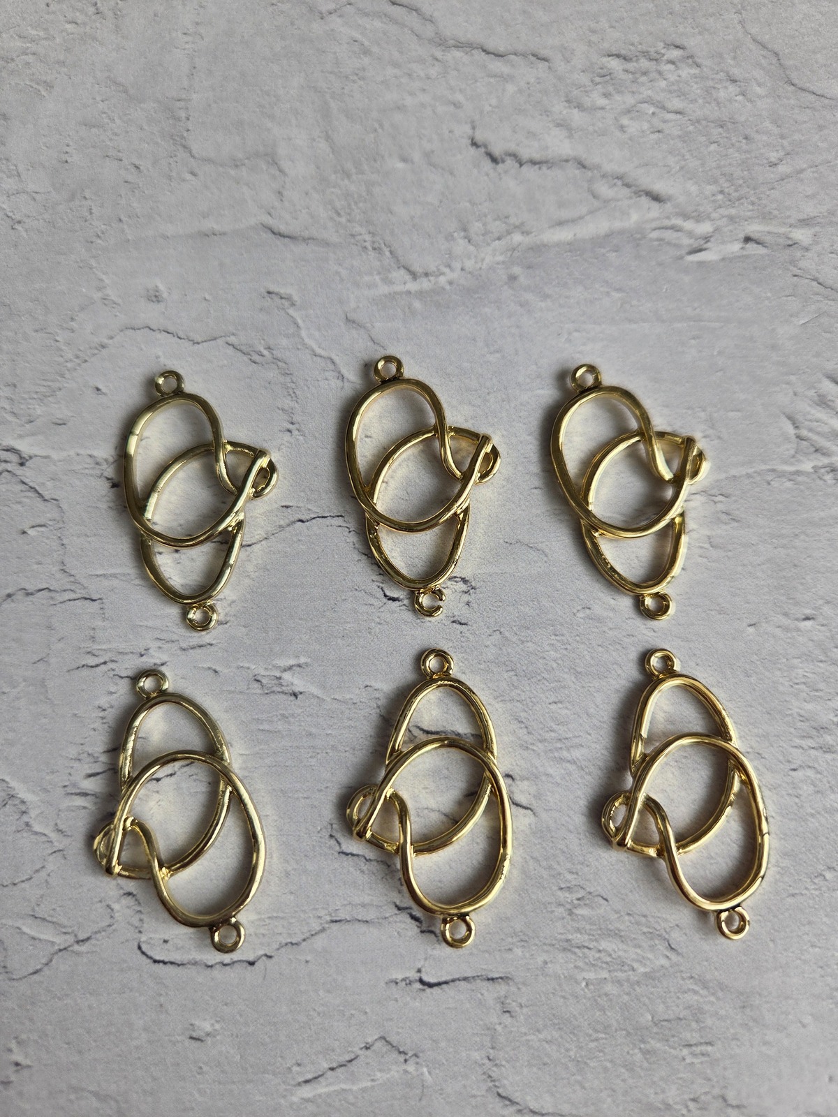 合金変形ゴールドチャーム 4個 No.CH131 | 345parts