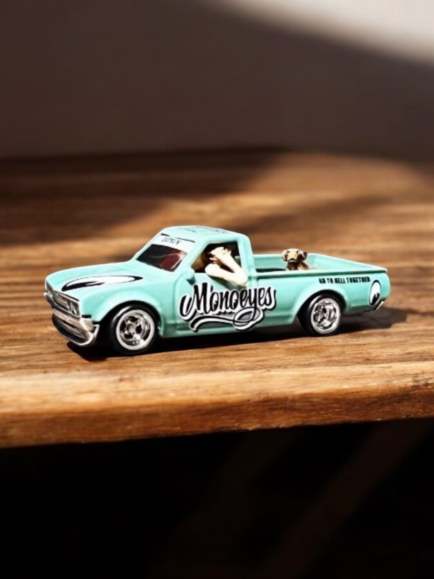 HELLSDEPT DATSUN 620 CUSTOM METAL CHASSIS | DEATH OR GLORY TOYS