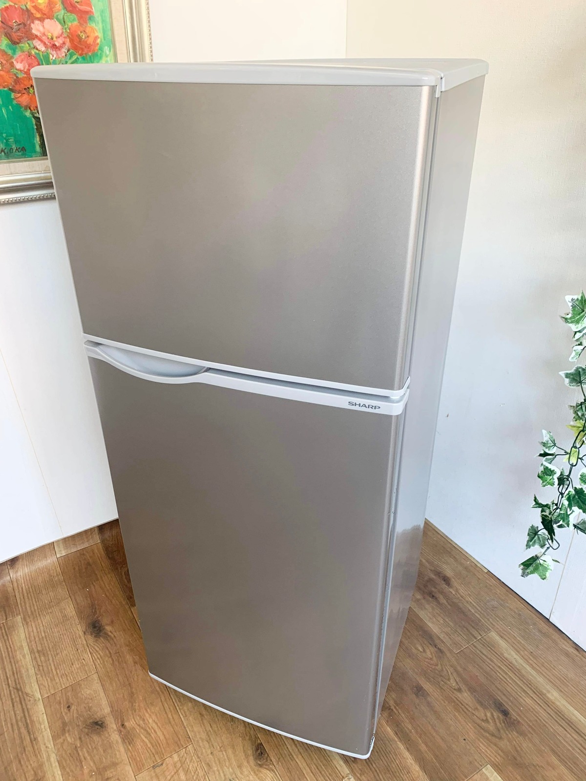 2020年製 SHARP ノンフロン冷凍冷蔵庫 128L SJ-H13E-S | 【オンラインショップ】ハラダワークス 名古屋市全域配達設置可能です！