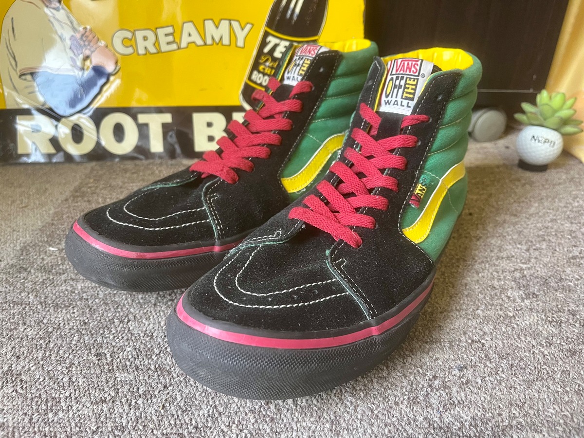 00s VANS SK8-HI "RASTA PACK" 28cm | USED SNEAKERS KAI