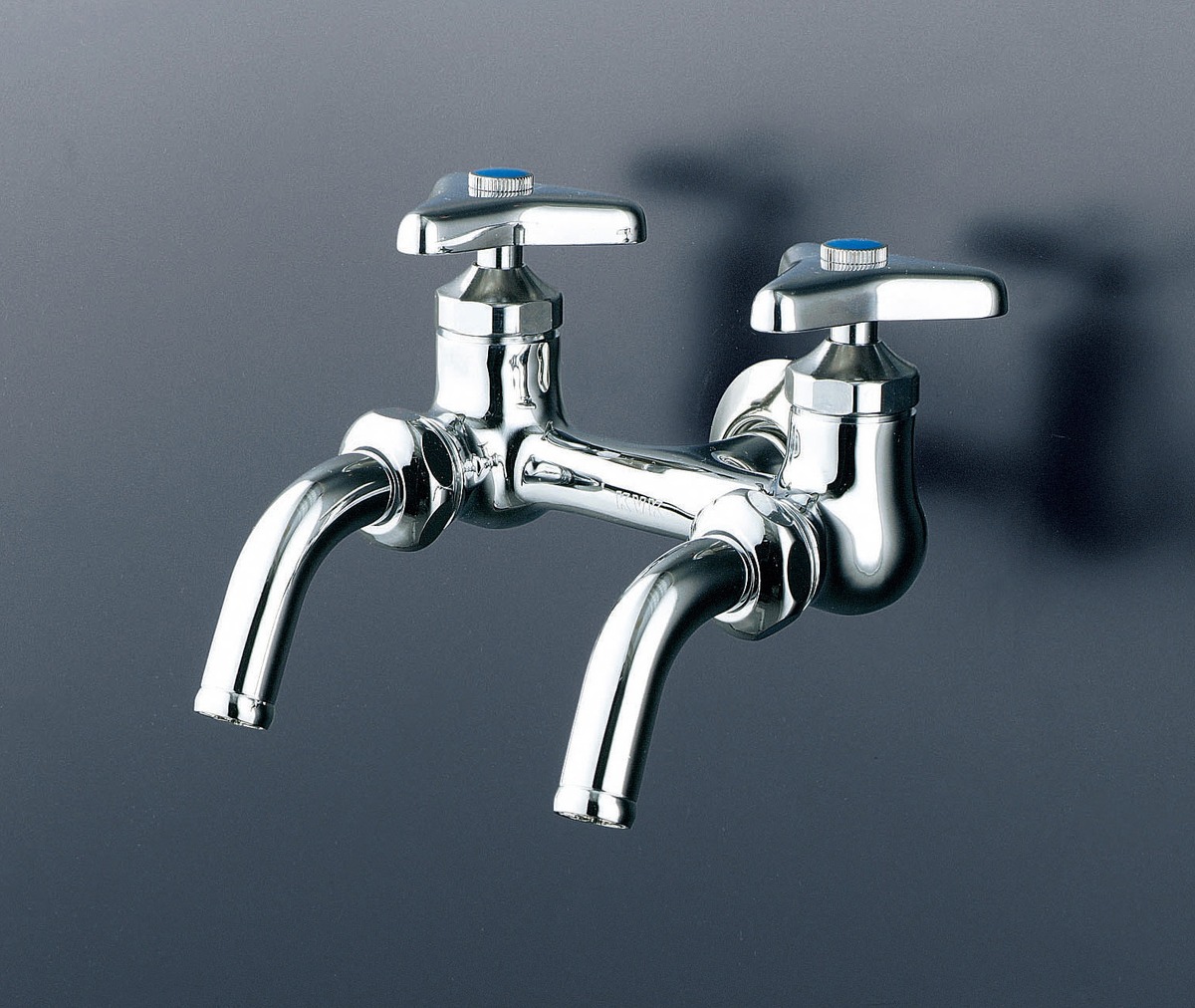 KVK 二口吐水口回転形水栓 K112 | Kan-Dock