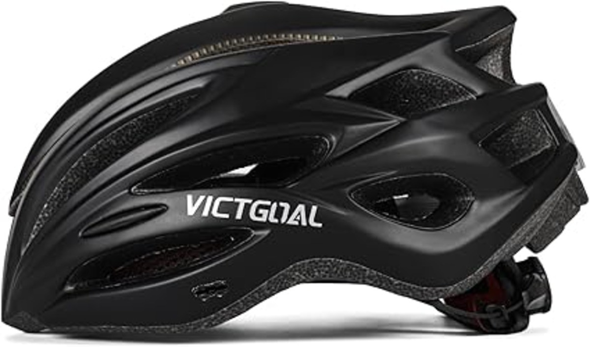 VICTGOAL 自転車 ヘルメット大人用 ロードバイク/サイクリング ヘルメット 超軽量 高剛性 LEDライト・男女兼用 ヘルメット通気 サイズ調整可能 57-61CM M/L a | hero01