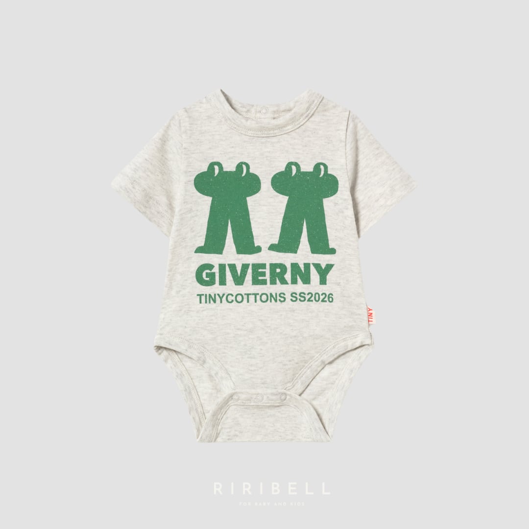 【TINYCOTTONS】Frog & Frog Graphic Body | RIRIBELL