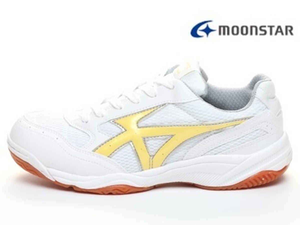 ムーンスター 体育館シューズ ジムスターS400 moonstar W/イエロー | 靴のフットファン