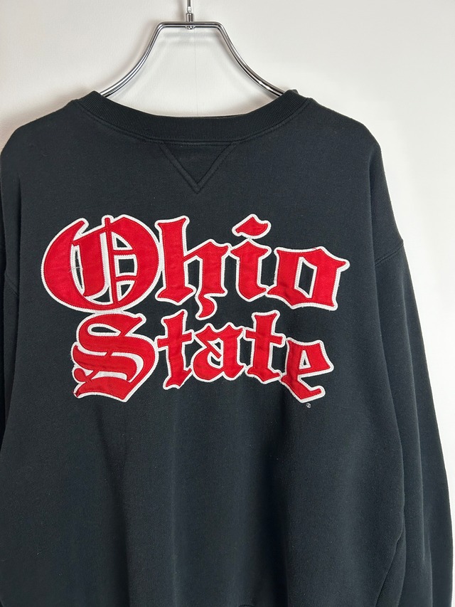 90's "OHIO STATE" old english embroidery sweat | halloculture