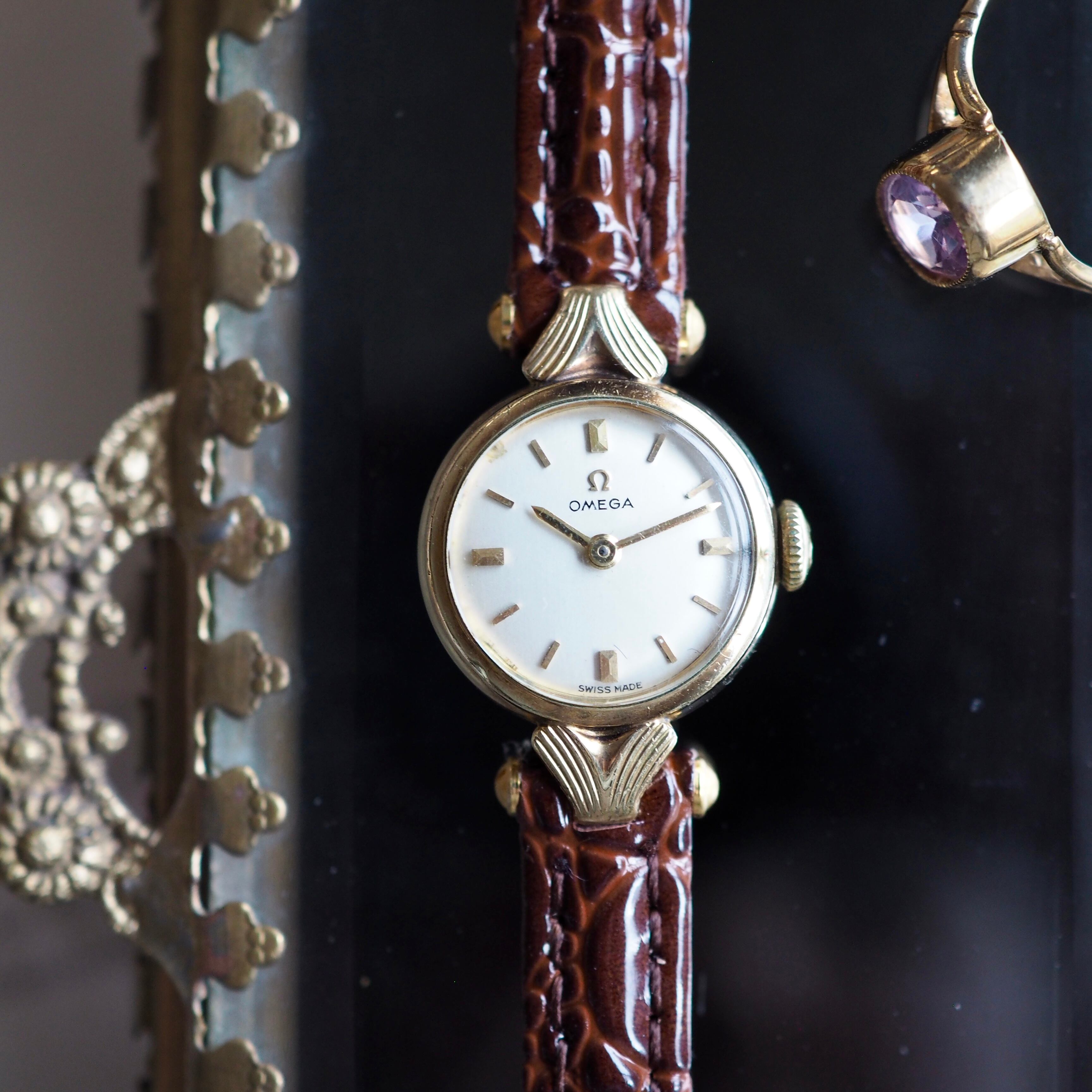 OMEGA オメガ 金張り 単ラグ 1950s アンティーク時計 | Plumage