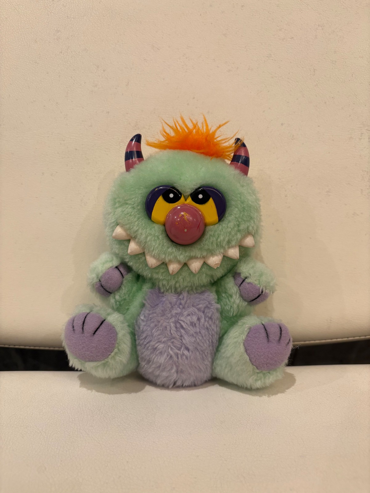 80's KUDDLEE UGLEE Monster Baby (lime) | jump