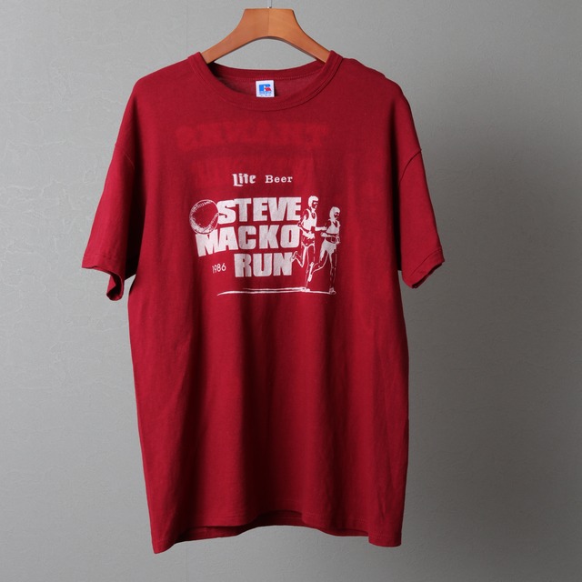 1980's MadeinUSA Vintage Printed T-shirt "steve macko run" 111137 | ulc ...