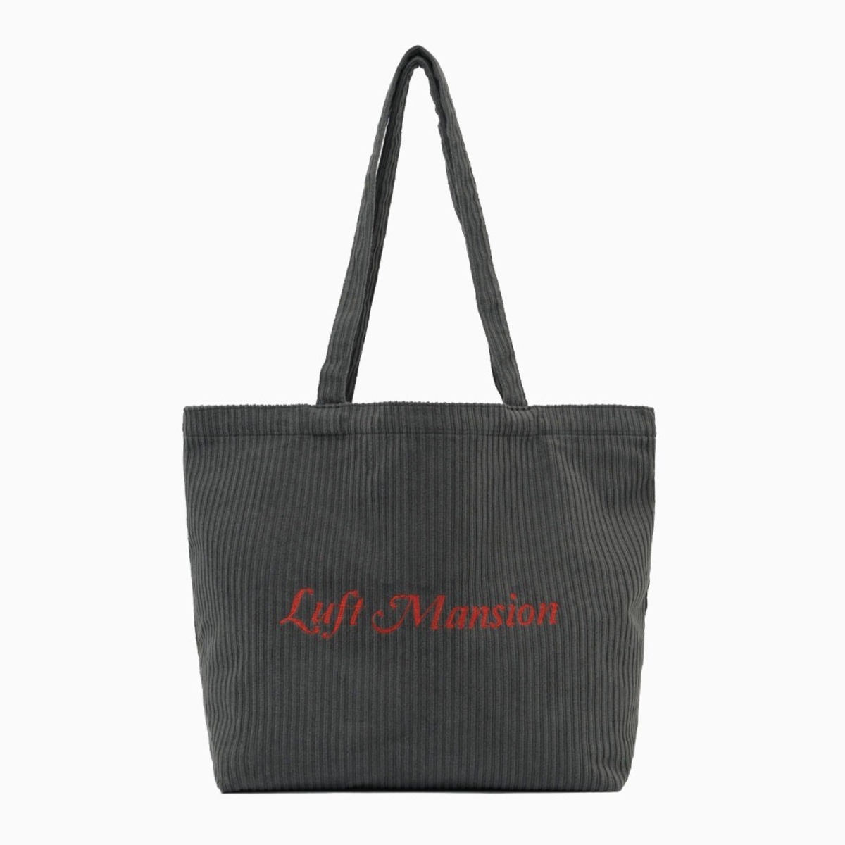 Corduroy Bag / CHARCOAL-ORANGE | cai