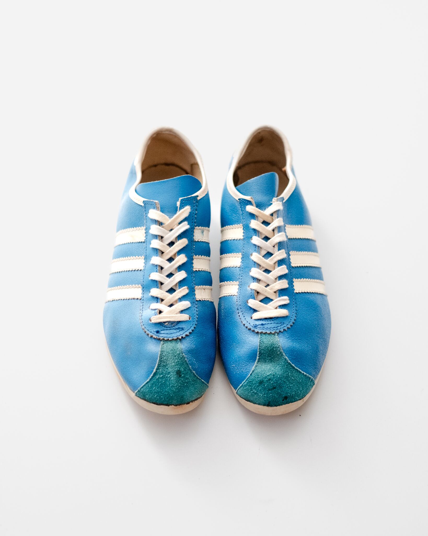 [70's] "adidas" REKORD Leather Training Shoes (Made in Roumania ...