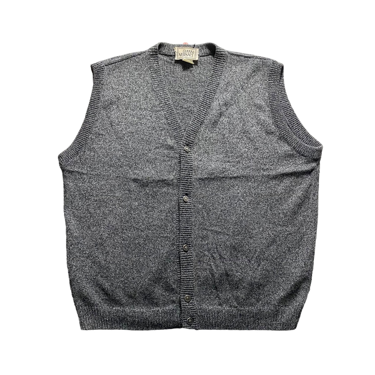 vintage GIANNI VERSACE knit vest | NOIR ONLINE