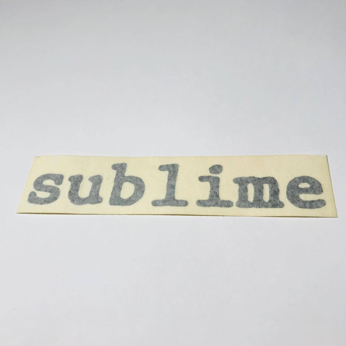 1990s Sublime Sticker "Transfer Logo" -Black- | HANGOUT