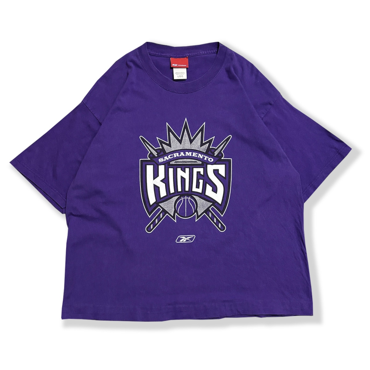 Sacramento Kings Old Logo Printed T-shirt. Reebok | am3:41 - NBA ...