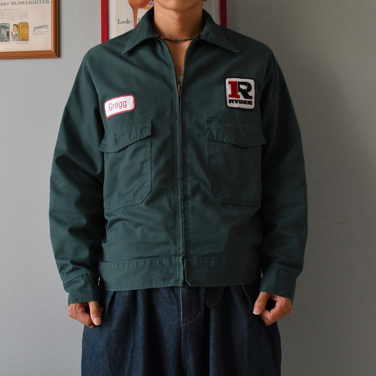 70s-80s work jacket | natume