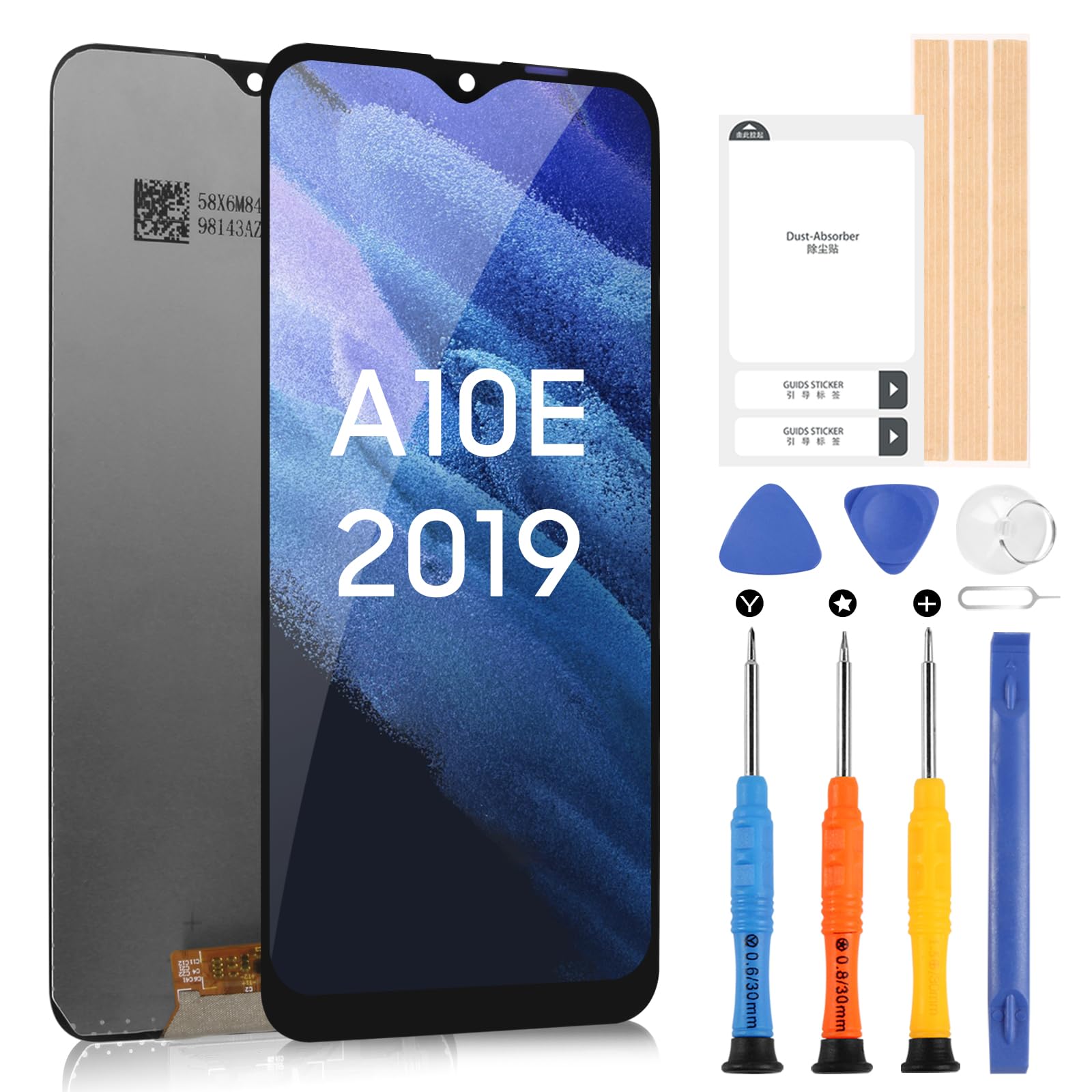 Samsung Galaxyのスクリーン交換A10E 2019 A102 SM-A102U SM-A102U1 SM-S102DL SM ...