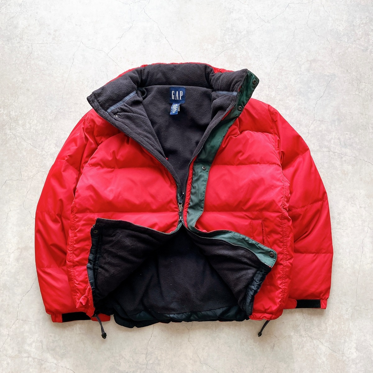 00s Old Gap Down Jacket 2000s "matte red" / オールドギャップ ダウンジャケット マットレッド | hamonline