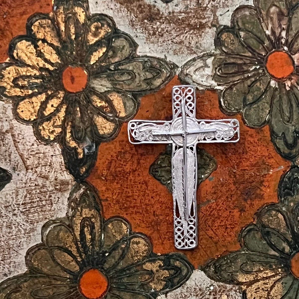 SILVER925 クロス ブローチ 《SV-0062》 | ModernLoop ユーズドアクセサリー専門店