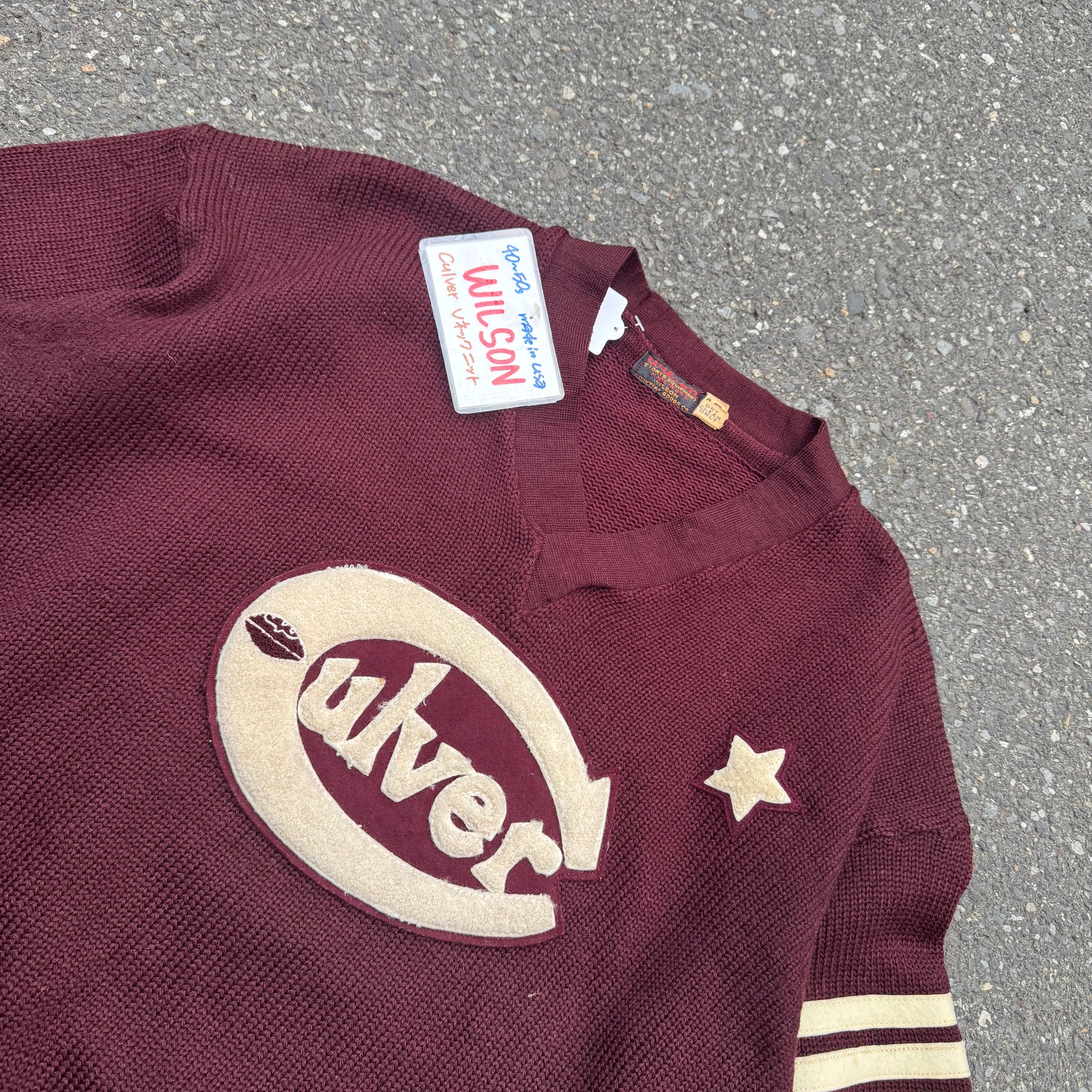 40~50s made in usa WILSON Culver Vネックニット AKB | 古着屋PENNY