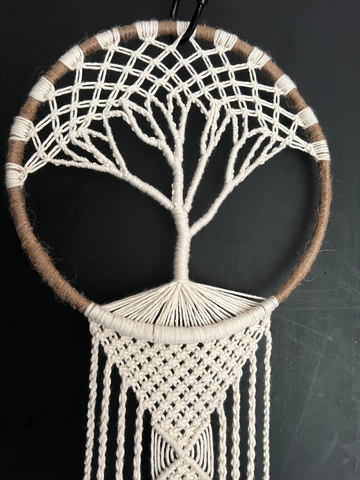 【sold】マクラメウォールデコ ツリー | fantania