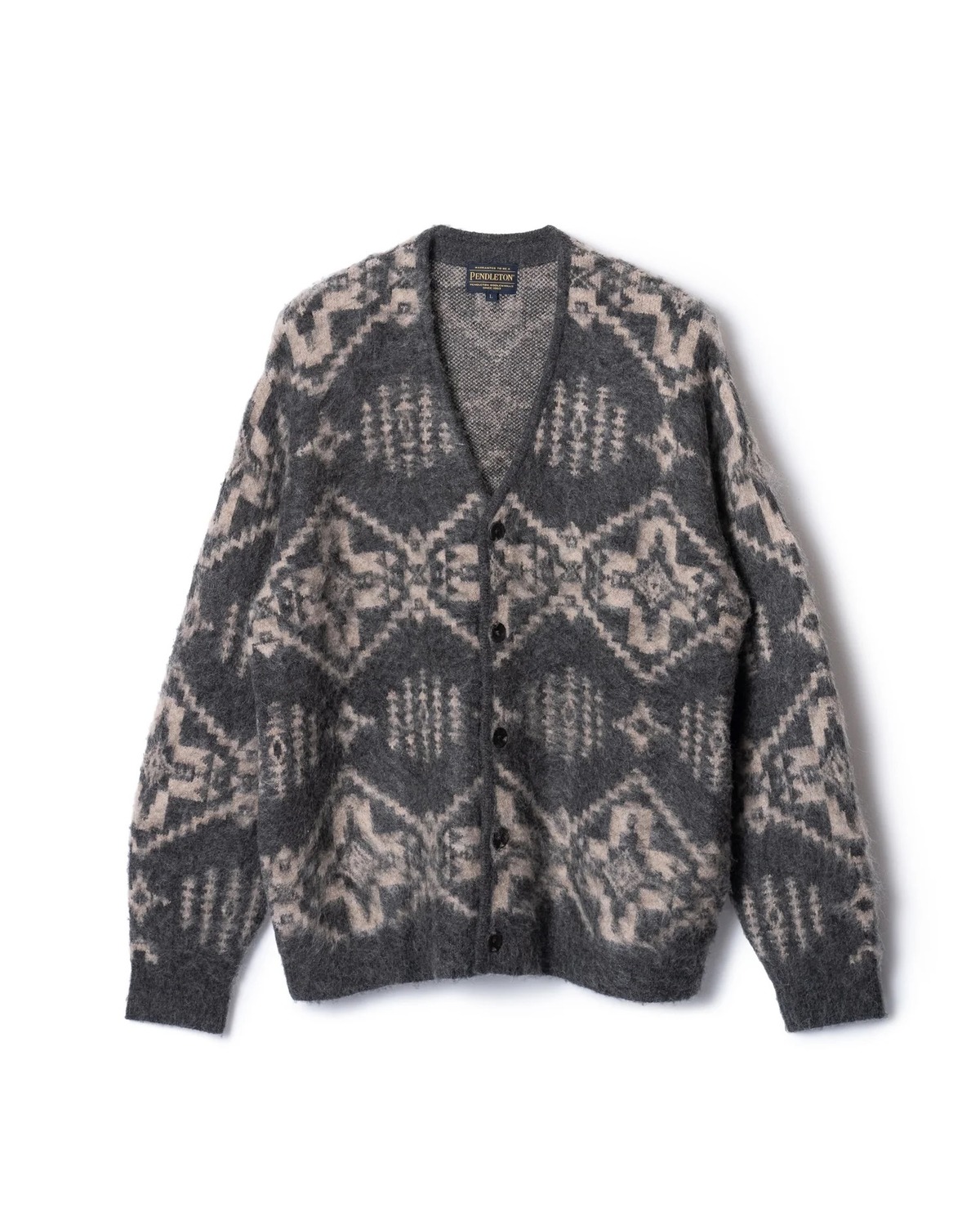 PENDLETON (ﾍﾟﾝﾄﾞﾙﾄﾝ) - SHAGGY VNECK CARDIGAN (ﾕﾆｾｯｸｽ ｼｬｷﾞｰﾌﾞｲﾈｯｸｶｰﾃﾞｨｶﾞﾝ) 4575-8009 | thecompus