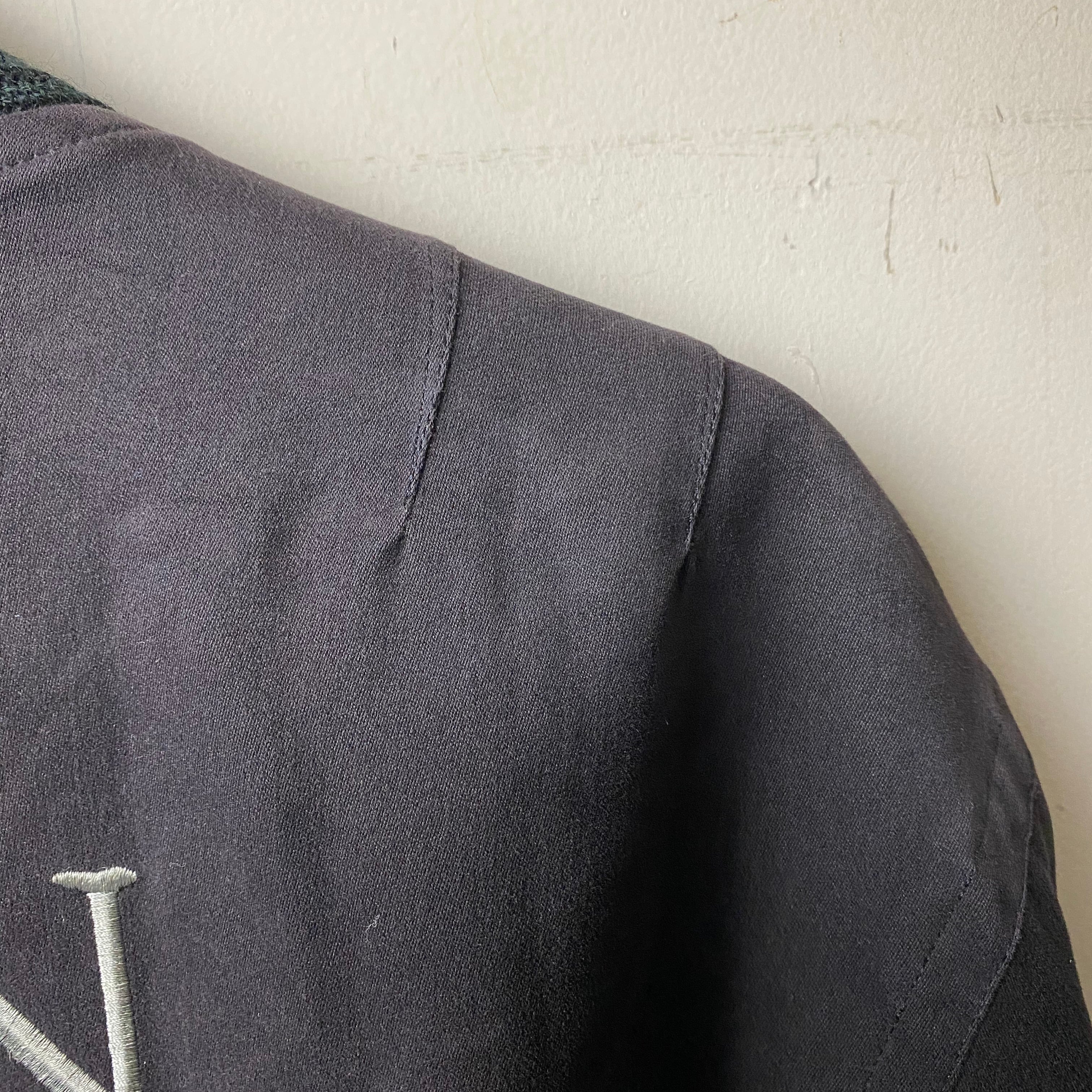 JUN MEN back logo embroidery bomber jacket | NOIR ONLINE