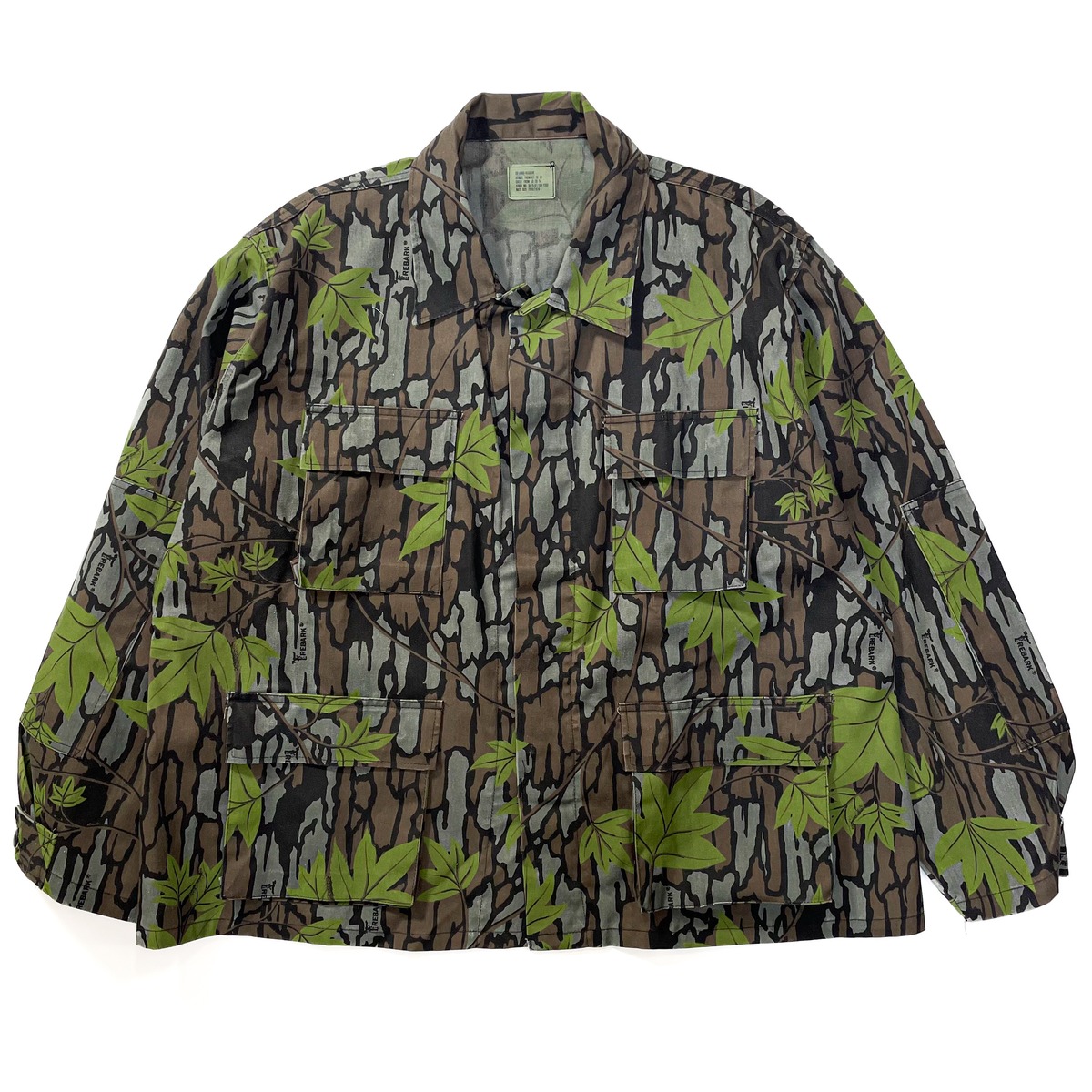 1990s " Trebark " tree camouflage BDU jacket . made in usa . size ...