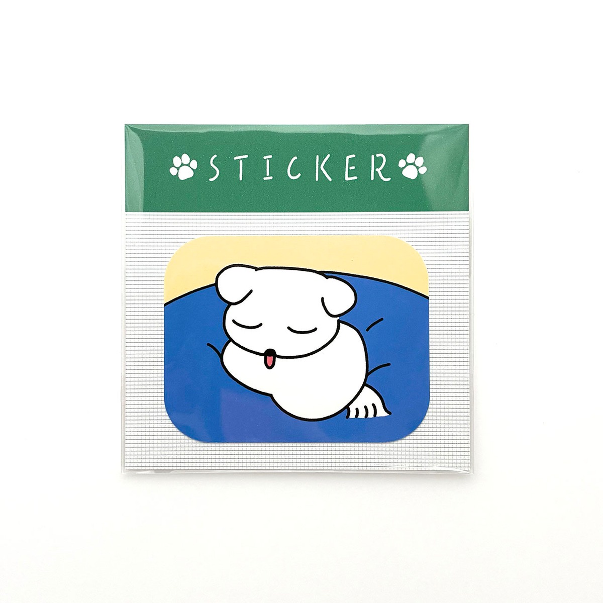Sticker『眠る犬』 | ニワみさお「BOWWOW!」 | マガザンキョウト オンラインストア
