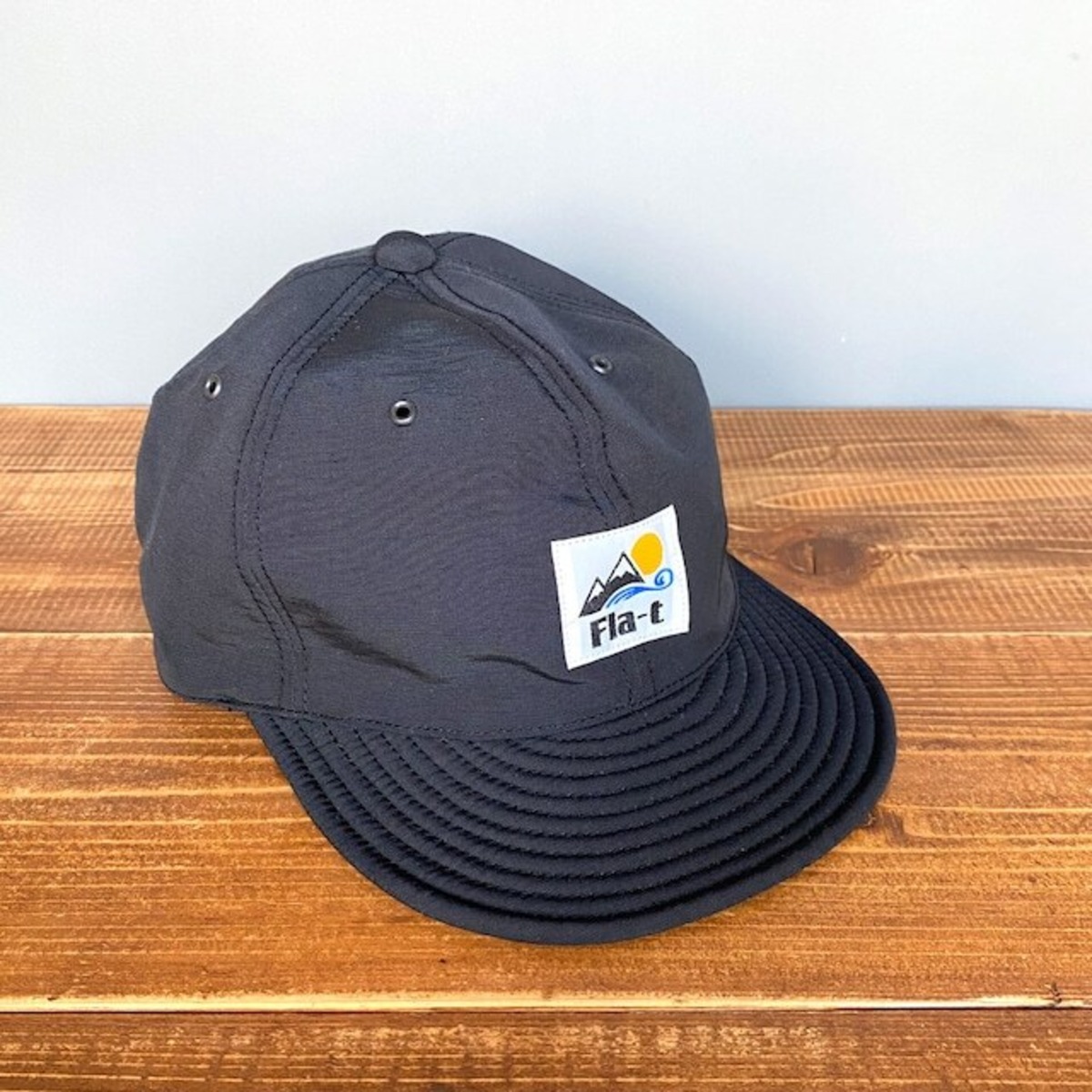 「fla-t」6pannel BB Cap ブラック | uneshop
