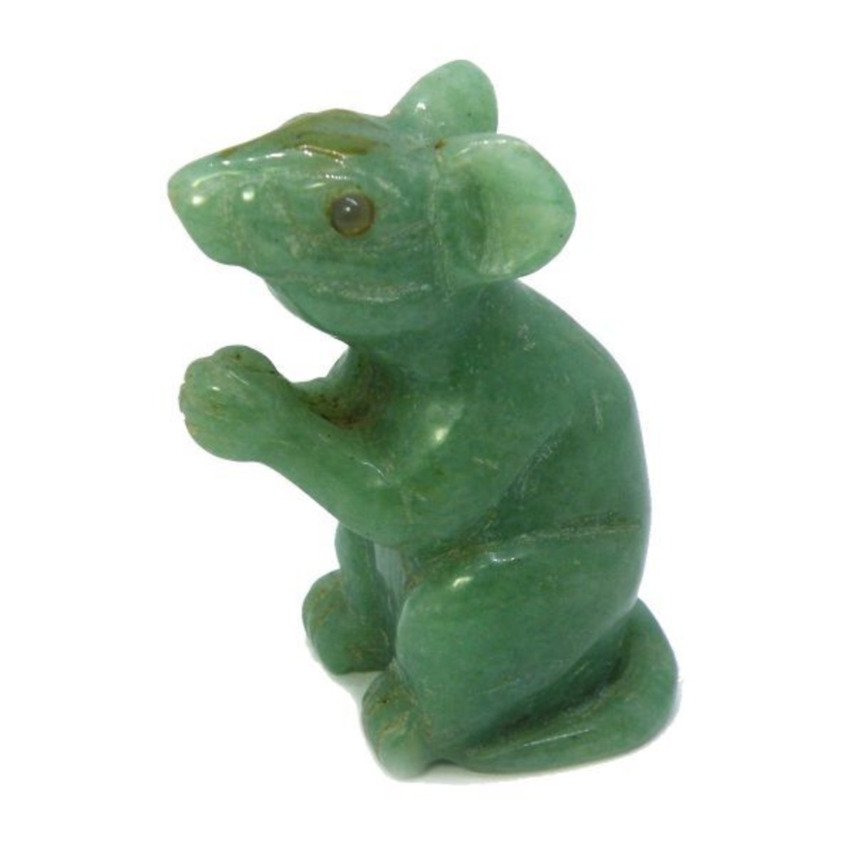 ≪特価品/即納≫天然石 動物の彫刻石 ねずみmouse/アベンチュリン | interior7