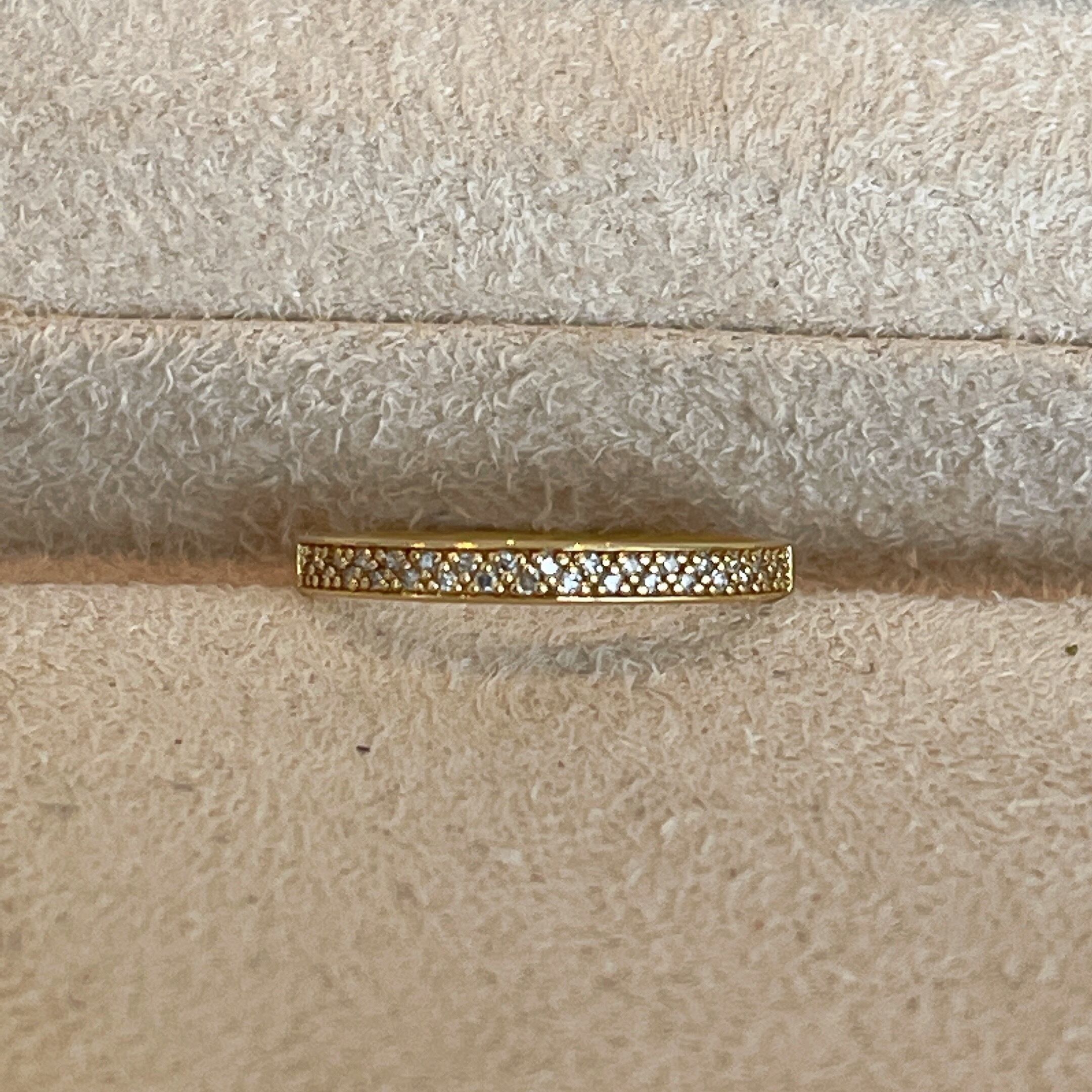 agate half eternity ring K18YG Diamond | salute2021