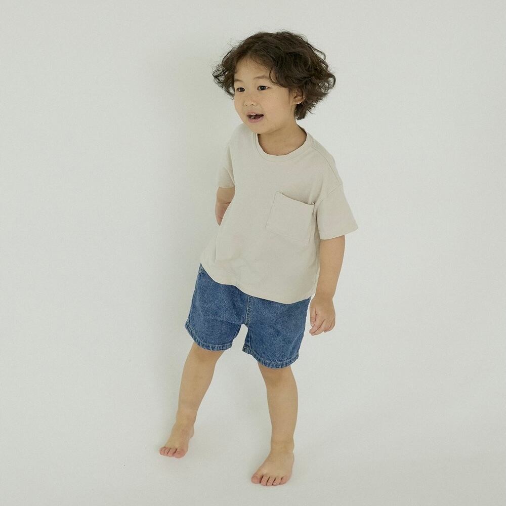 【即納】melmel / simple denim half pants | teddy.