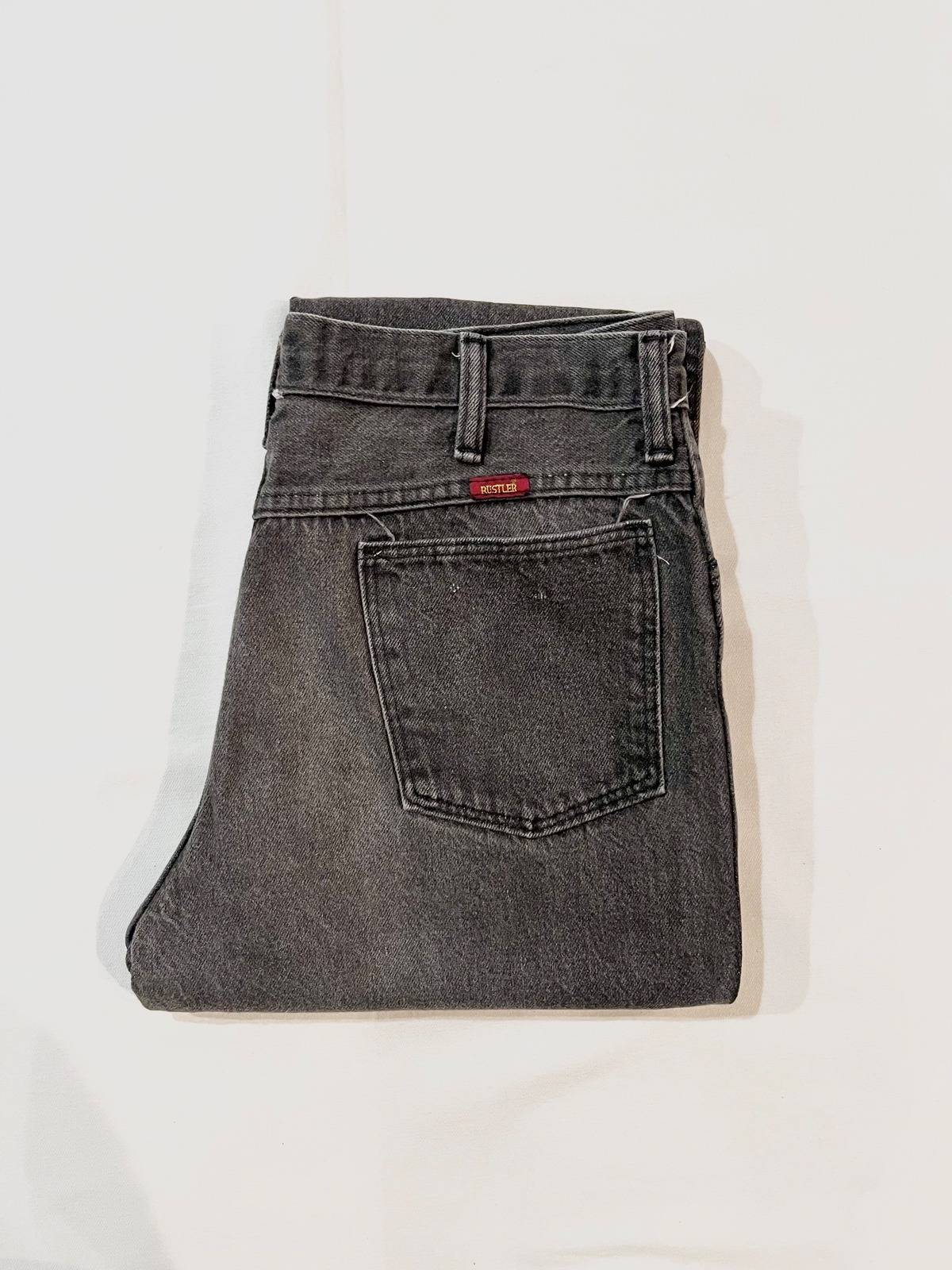 1990s Rustler black denim pant "boot cut" | Lily online shop