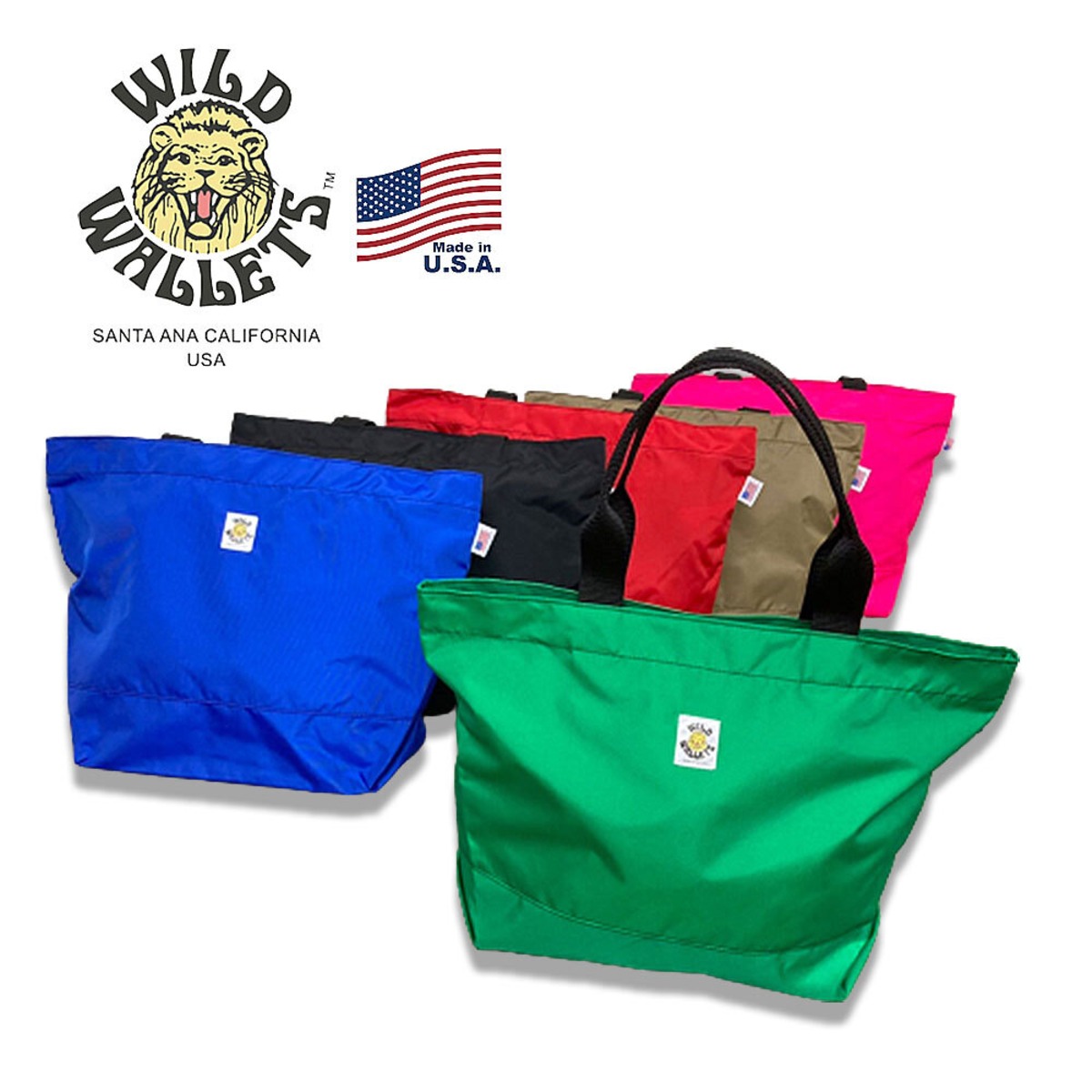 WILD WALLETS ナイロントートバック WW-003 Made in USA | WILD WALLETS