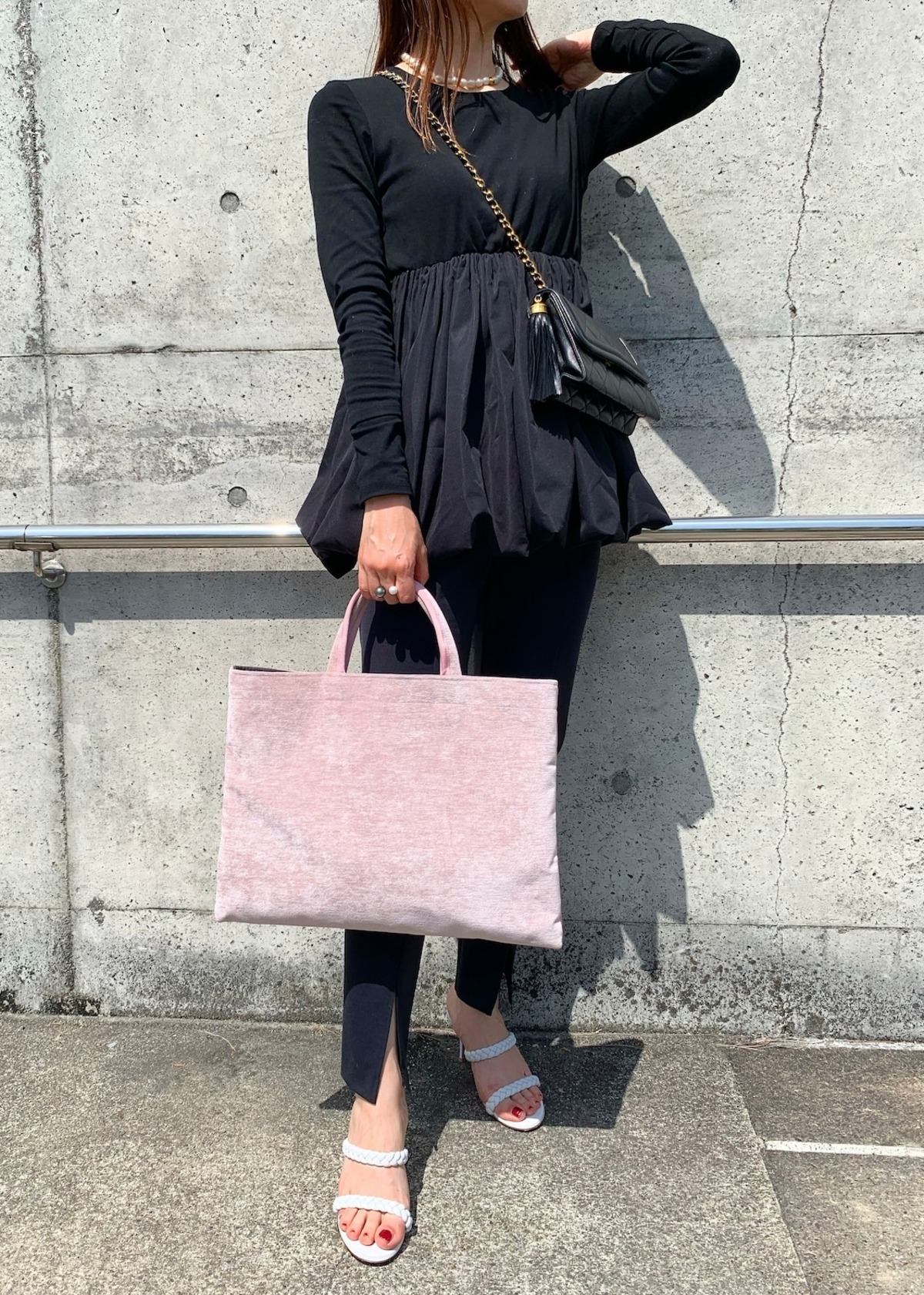 BIBI bag. “LARGE” OPERA pink | B I B I soeurs. OFFICIAL ONLINE STORE