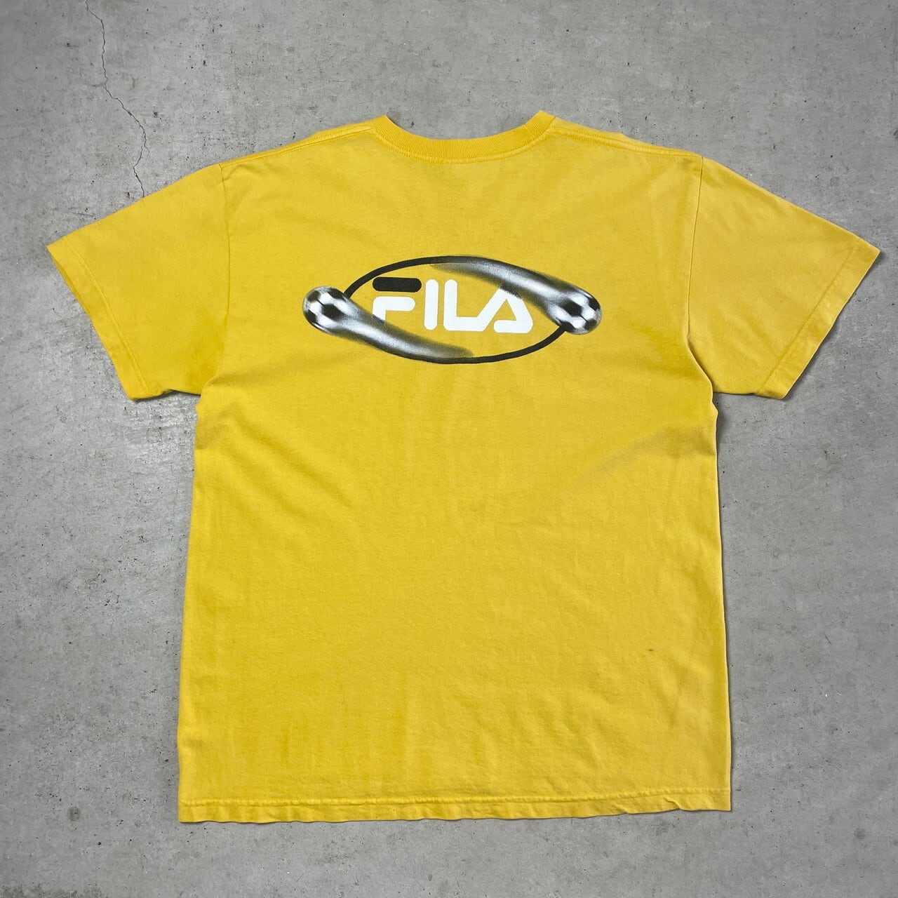90年代 USA製 FILA フィラ サッカー ロゴプリントTシャツ メンズXL相当 古着 90s ビンテージ ヴィンテージ 胸ロゴ バック ...