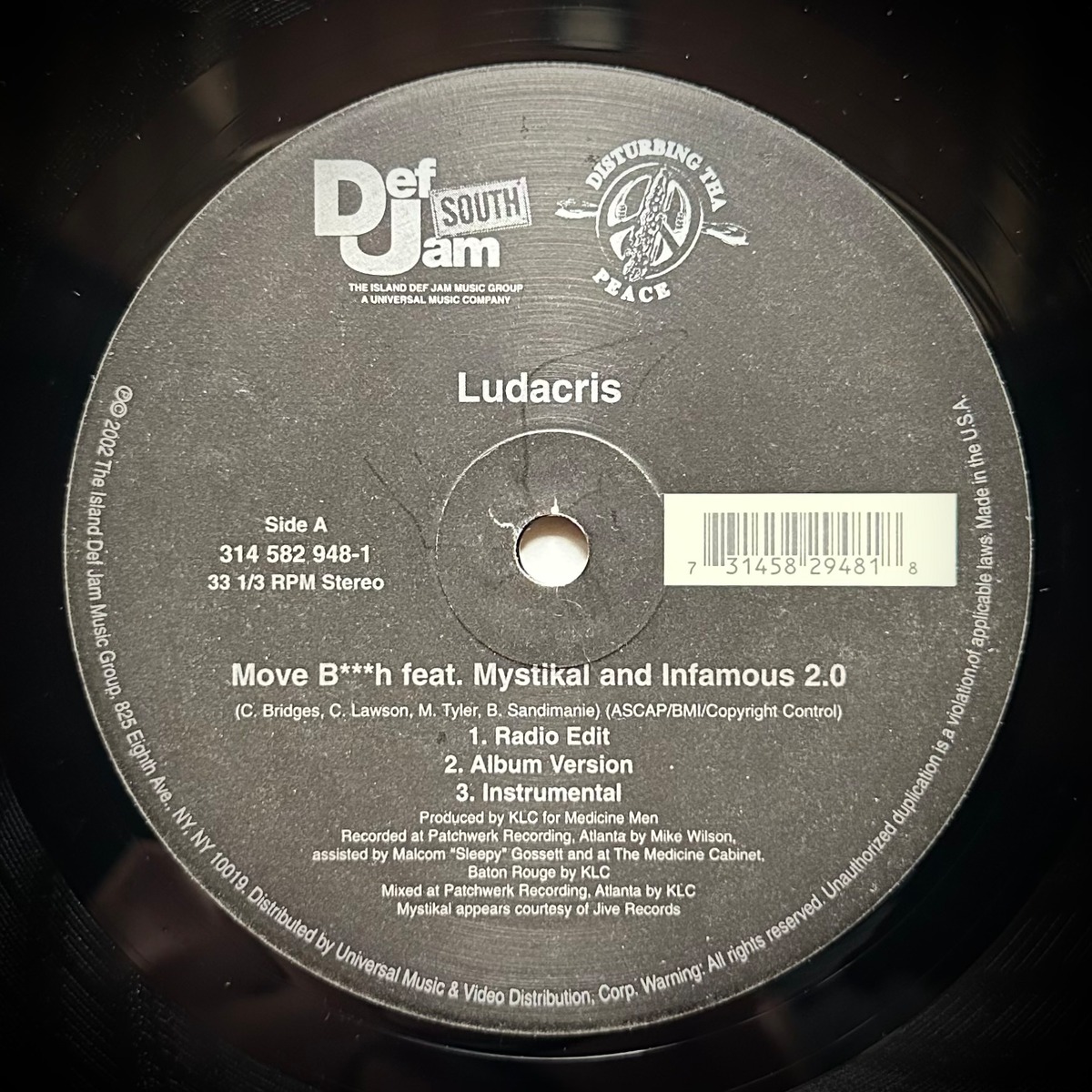 Ludacris / Move B***h | ACC RECORDS VINYL 中古 レコード 通販
